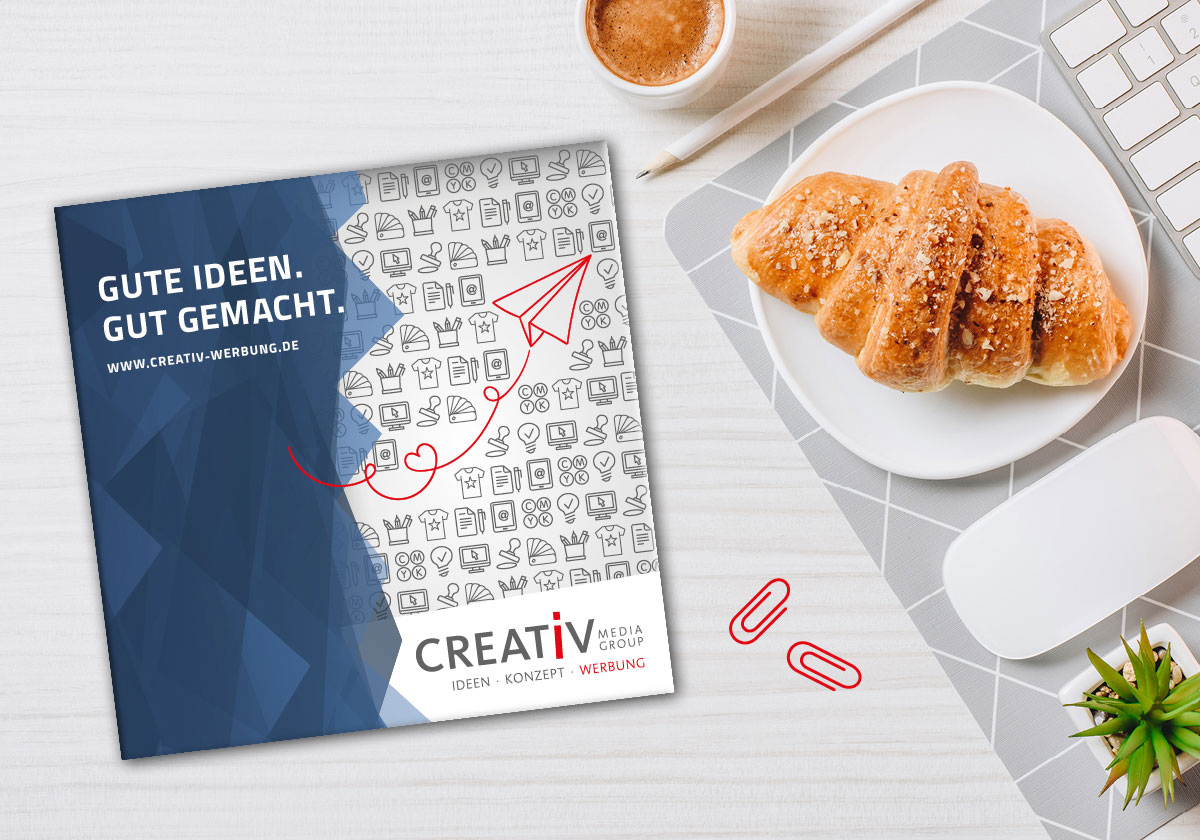 Unsere neue Broschüre ist da! - Creativ Werbung GmbH & Co. KG Beckum - Ideen - Konzepte - Werbung